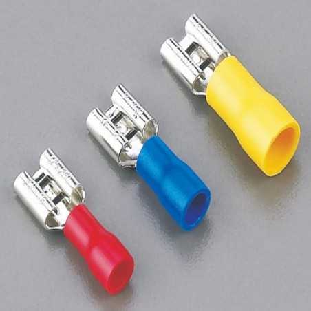 Terminal faston semi aislado hembra 12-10AWG amarillo